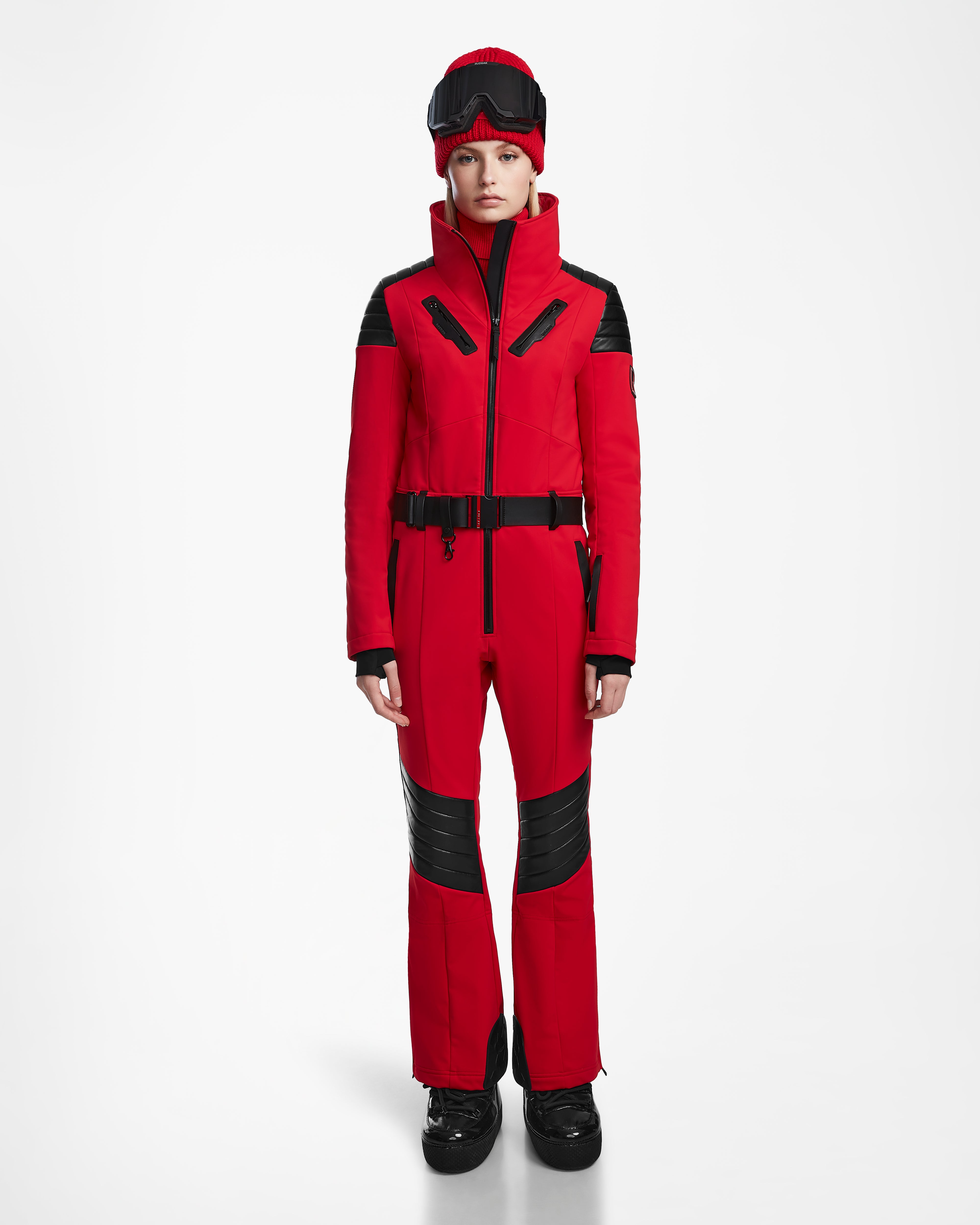 RUDSAK ARLEY Flame Red Women's Ski Suit | Tech & Style – Rudsak