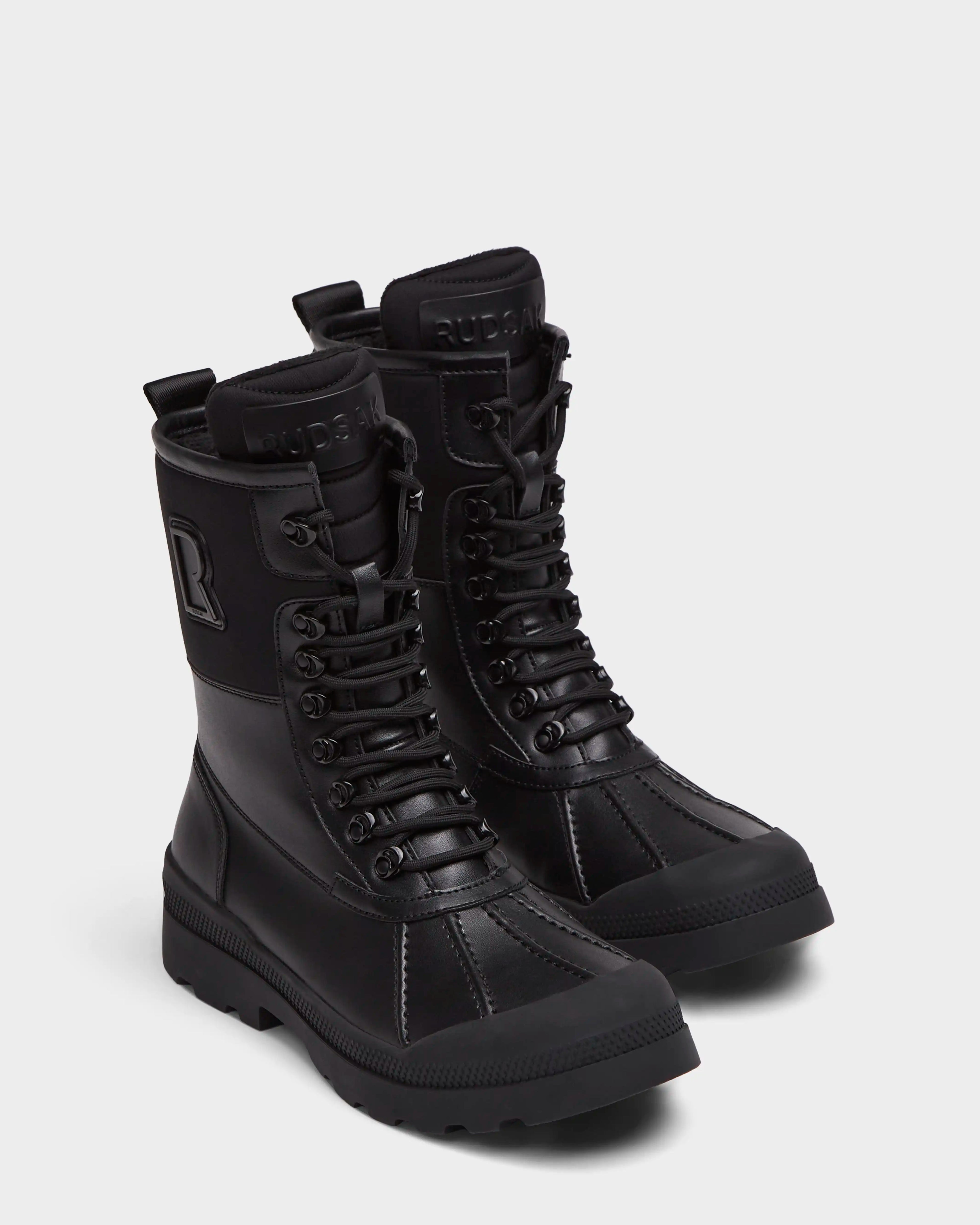 RUDSAK RITA Black Women's Winter Boots – Warm, Weather-Treated – Rudsak