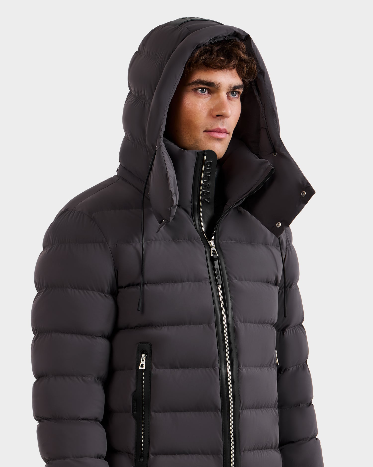 RUDSAK NAVAN Men's Quilted Down Puffer | All-Weather Warmth – Rudsak