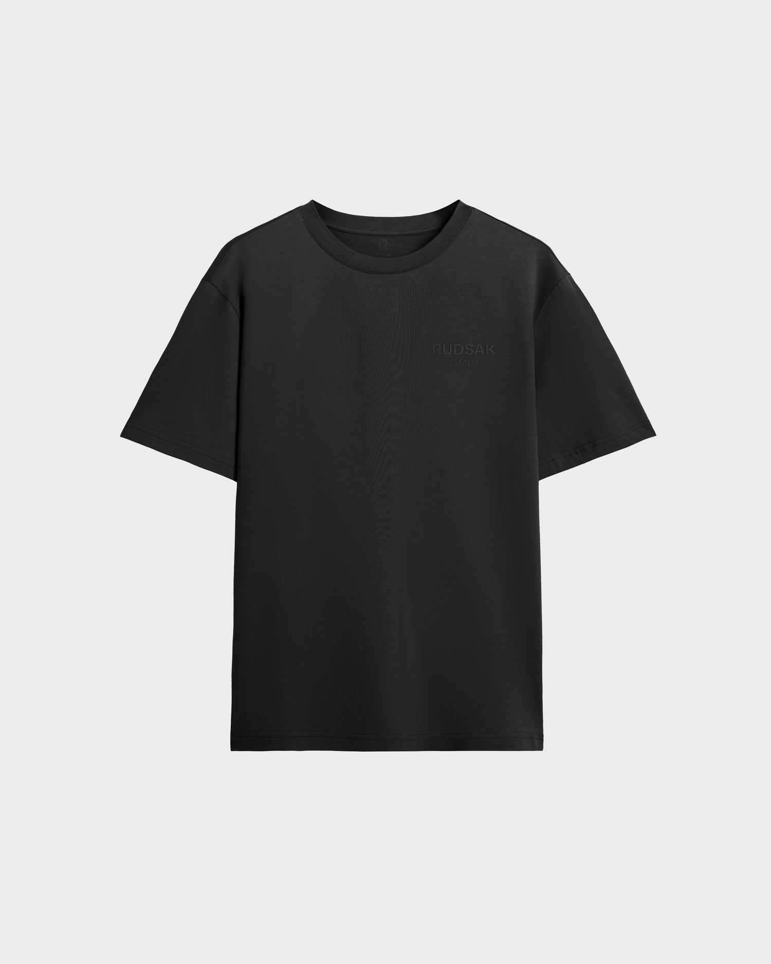 RUDSAK GRANT Men's Black Premium Cotton Tee - Stylish Comfort – Rudsak