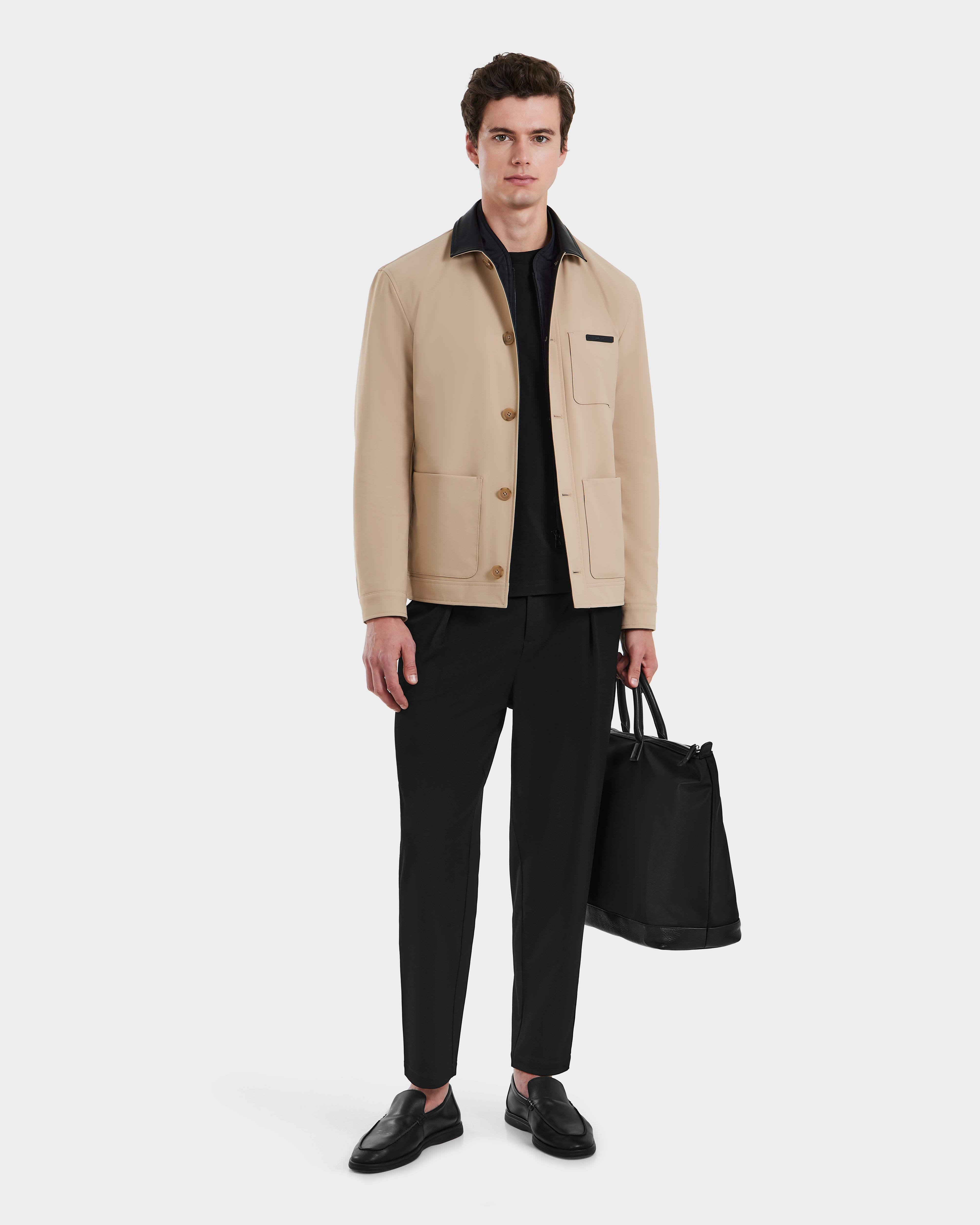 MATTHEW Almond Insulated Shirt Jacket - Tailored & Versatile – Rudsak