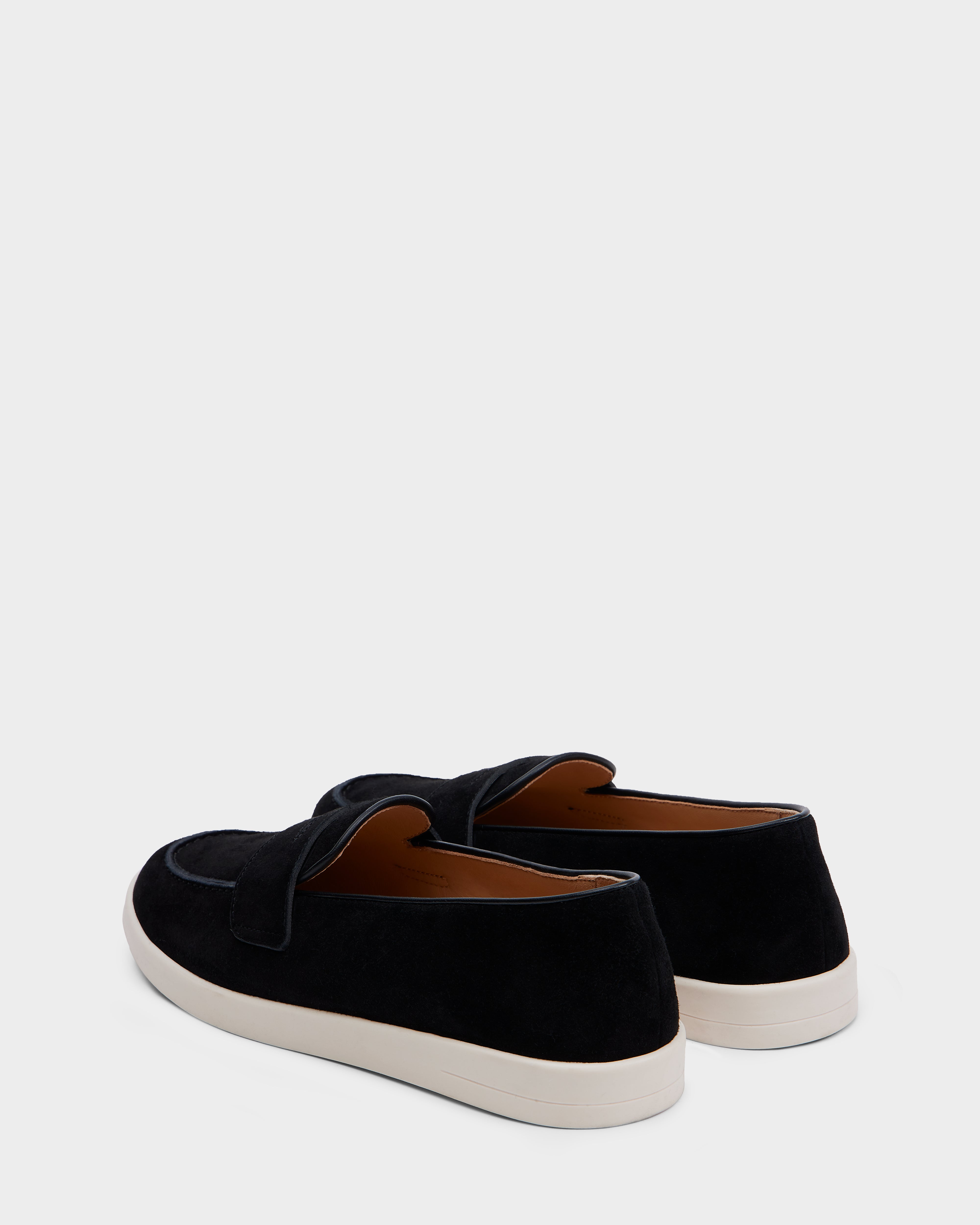 RUDSAK RABECCA Black Suede Loafers - Elegant Women's Slip-Ons – Rudsak